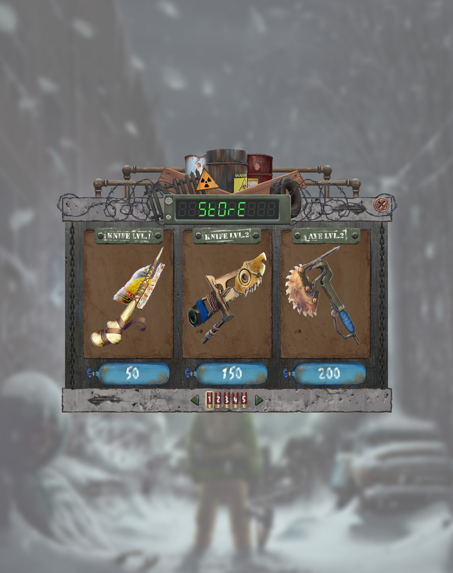 ArtStation - Post-apocalyptic GUI