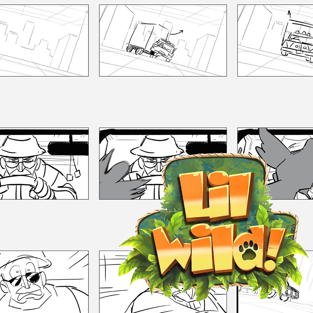 ArtStation - Lil Wild: Season 2 Episode 1 (In the Family) Storyboard ...