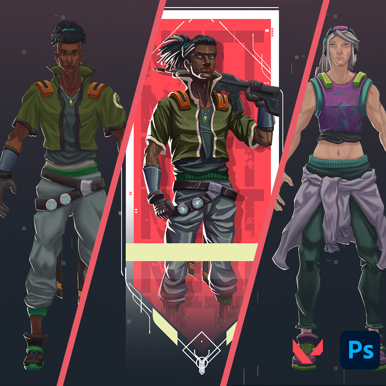 ArtStation - VALORANT UNOFFICIAL - NEW AGENTS DESIGN