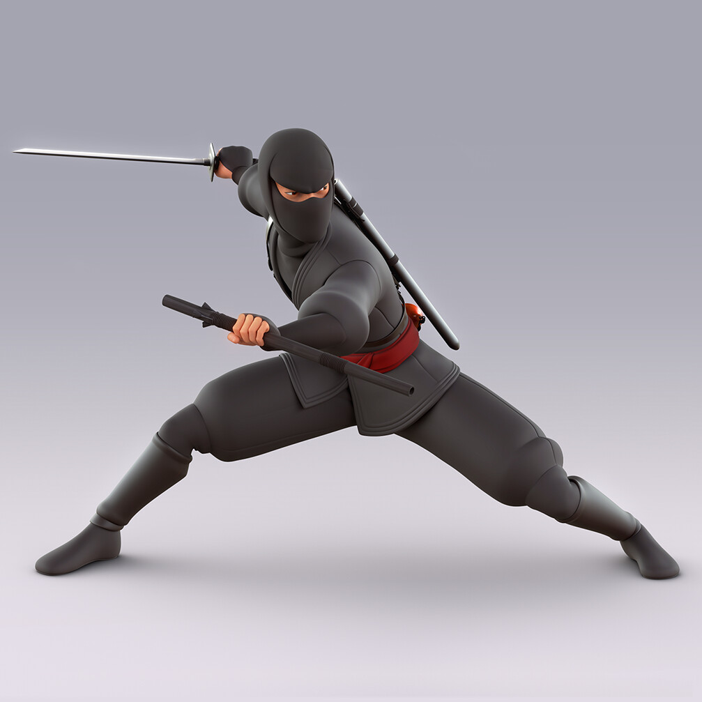 ArtStation - Sneaky tricky ninja