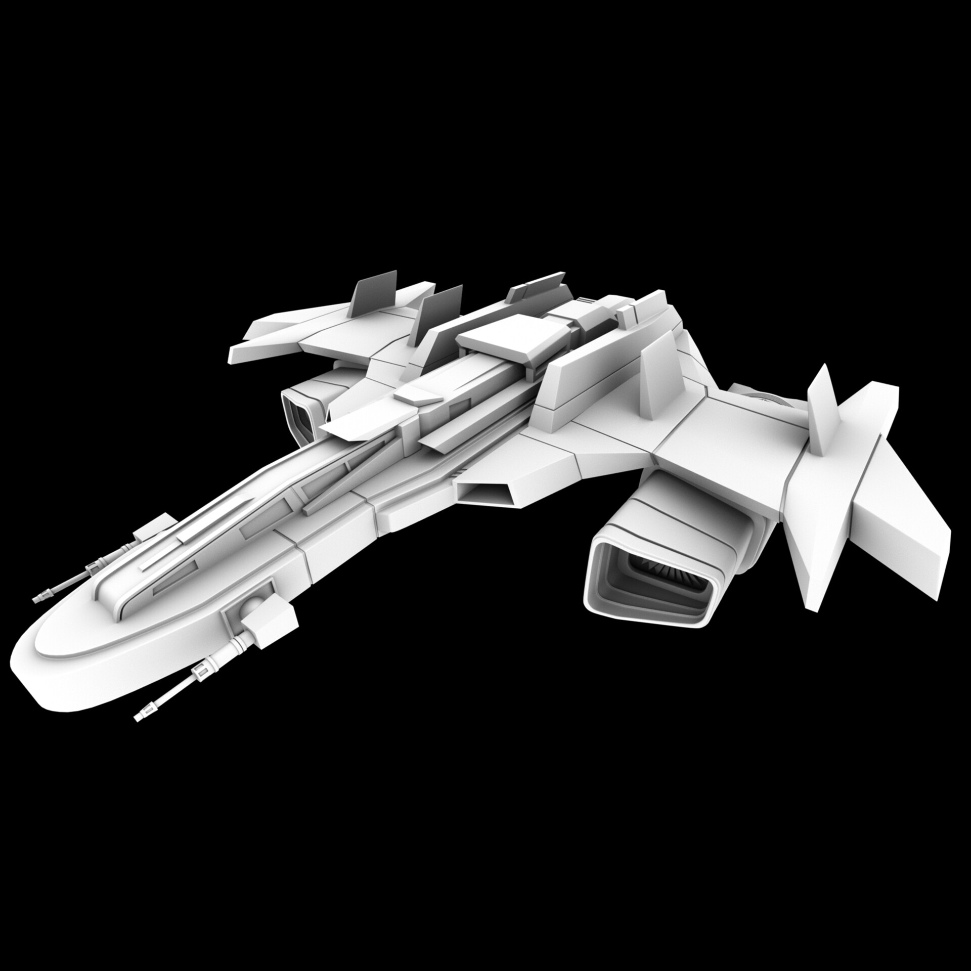 ArtStation - 3D Spaceship Modelling