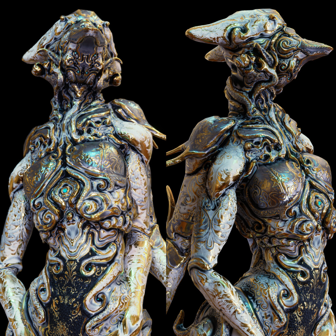 ArtStation - Rococo Fan Warframe