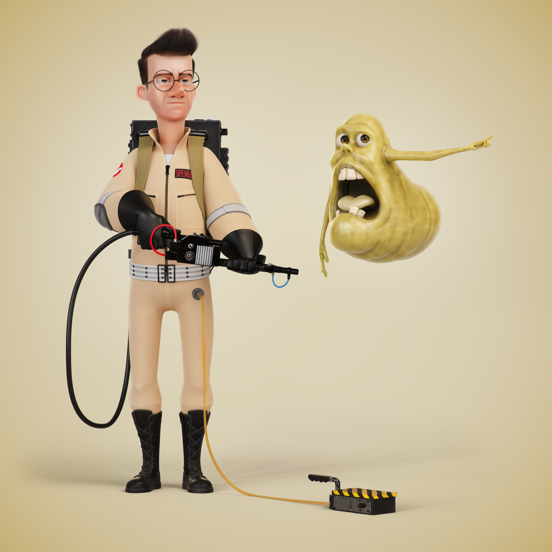 ArtStation - Egon Spengler - Ghostbusters