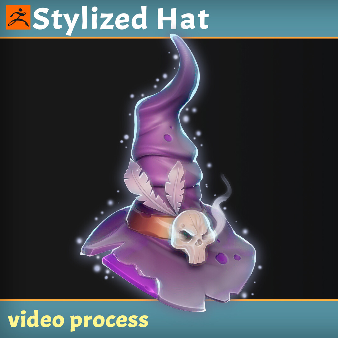ArtStation - Stylized Hat Video Process