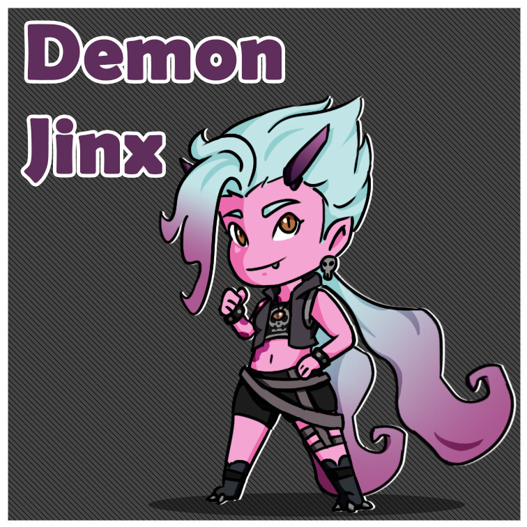 ArtStation - Demon Jinx
