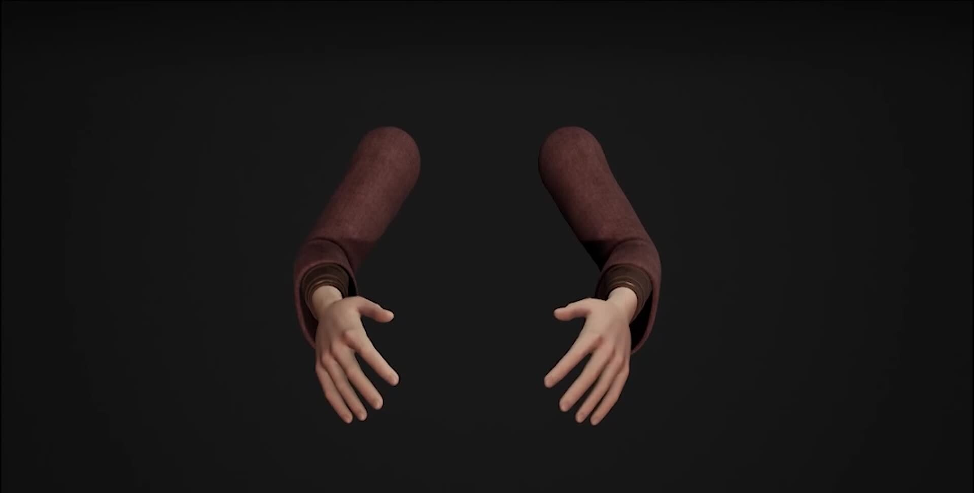 ArtStation - First person arm model - Collaborative project