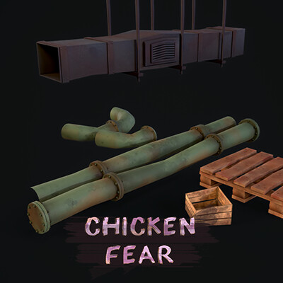 ArtStation - Factory props