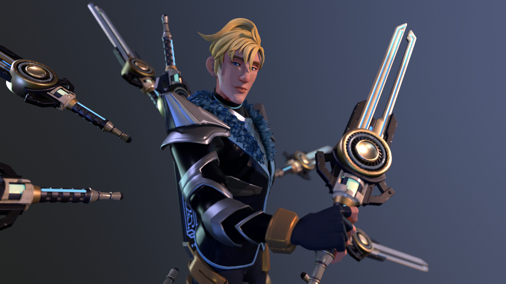 ArtStation - Sci-Fi Swordsman