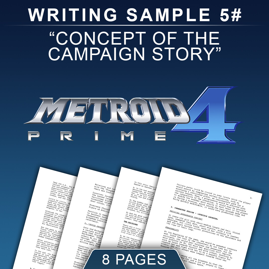 ArtStation - WRITING SAMPLE 5#