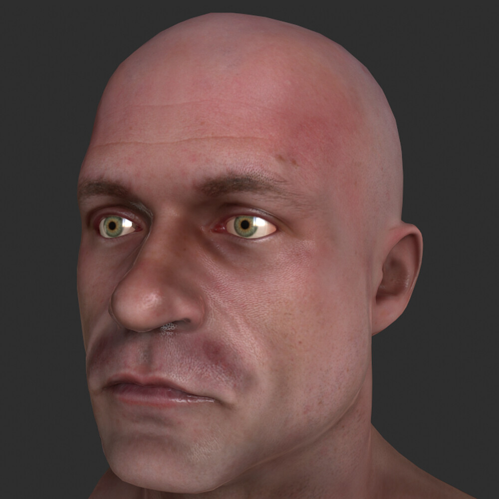 ArtStation - Face Texture Study