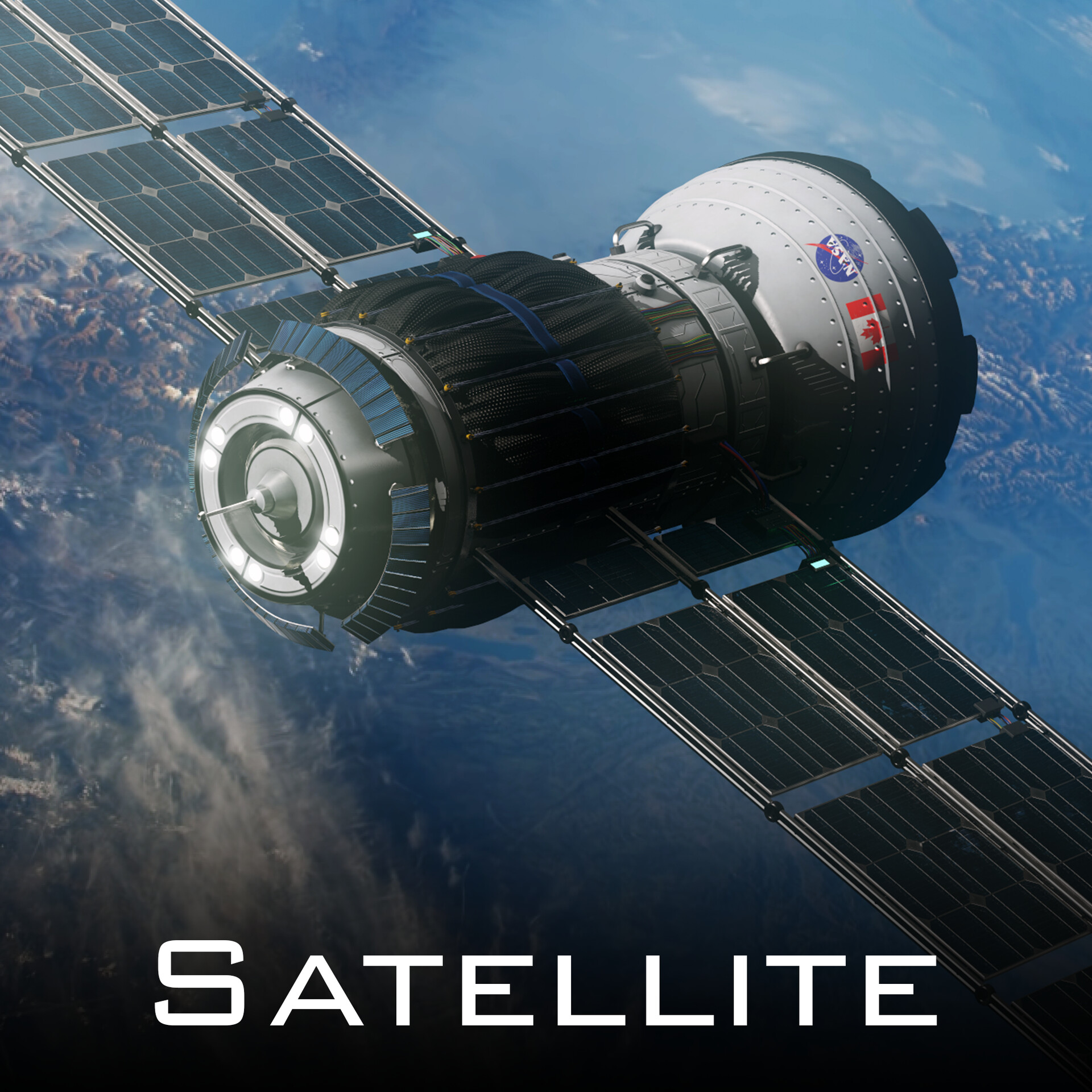 ArtStation - Satellite - Study CGI
