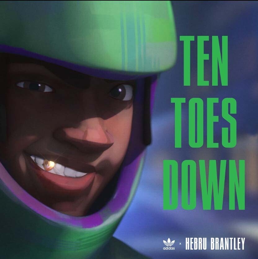 ArtStation - Ten Toes Down - Adidas x Hebru Brantley