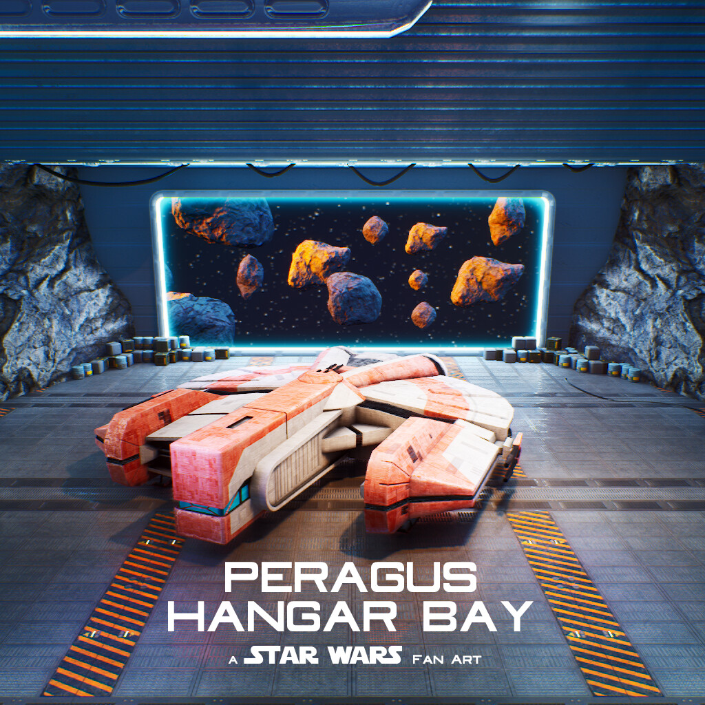 ArtStation - Star Wars Peragus Hangar Bay Fan Art