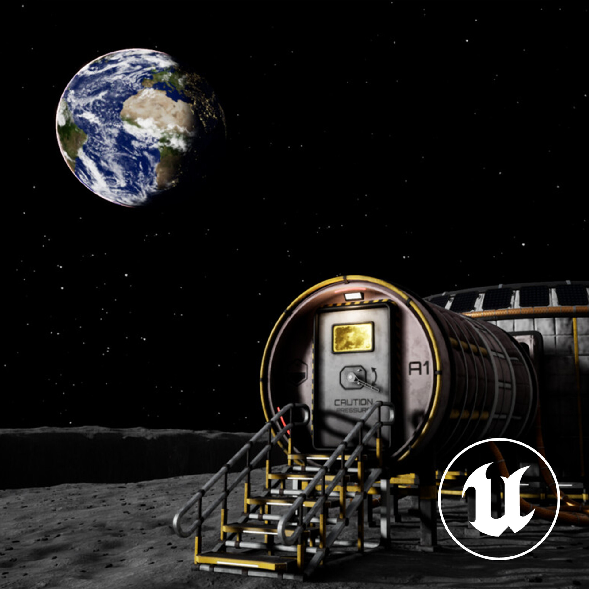 ArtStation - Moon Base