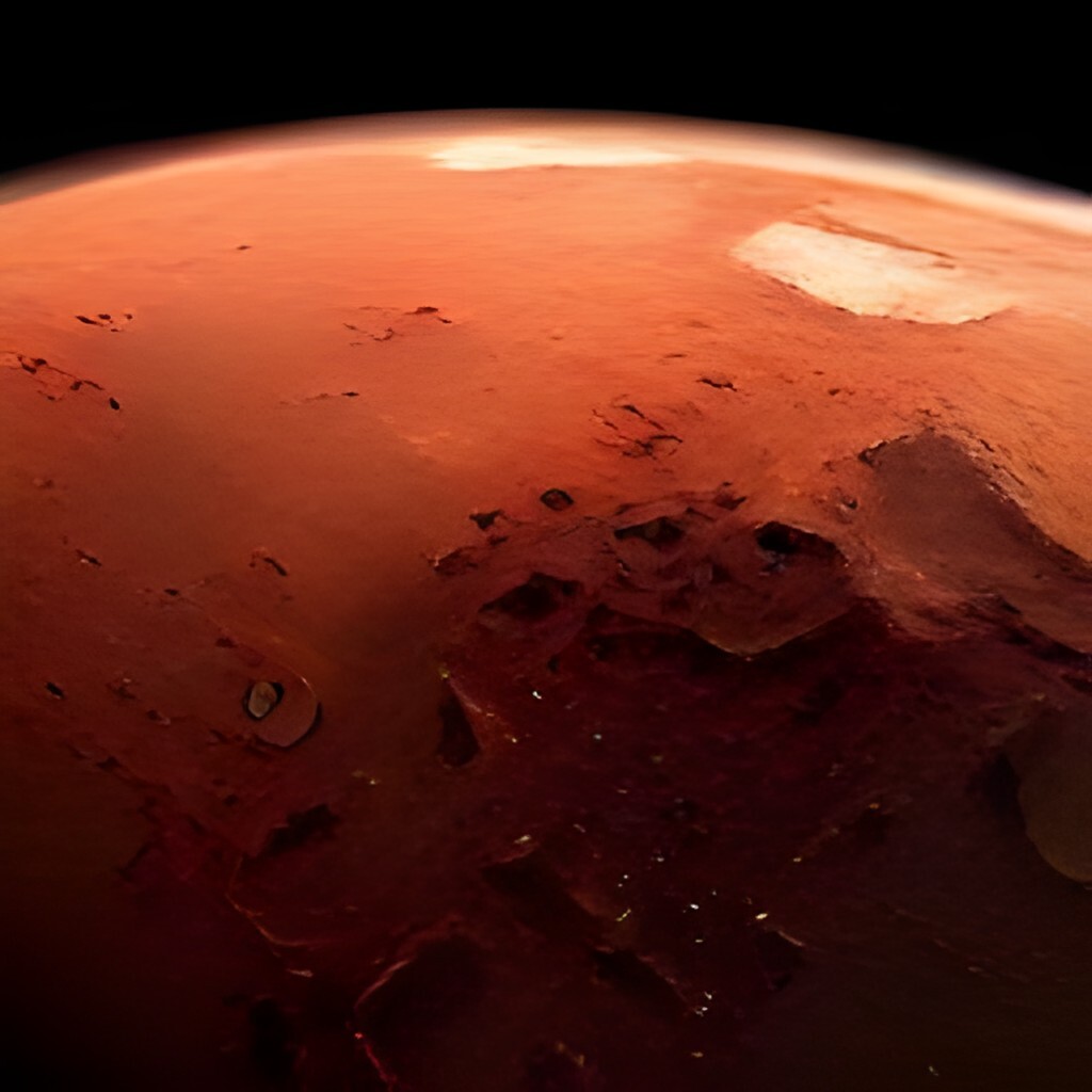 ArtStation - Mars The Red Planet Made by AI