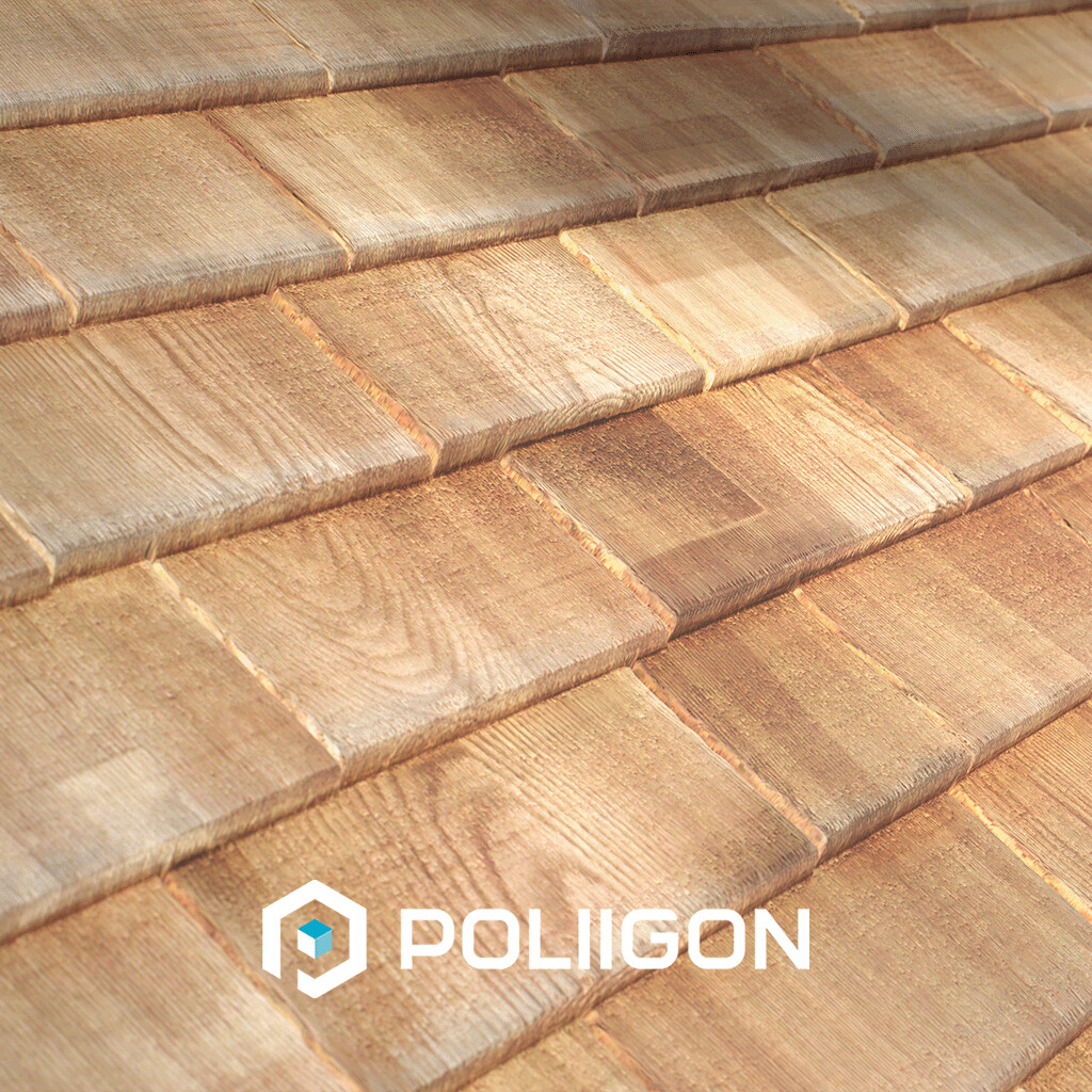 ArtStation - Cedar Shingles Material