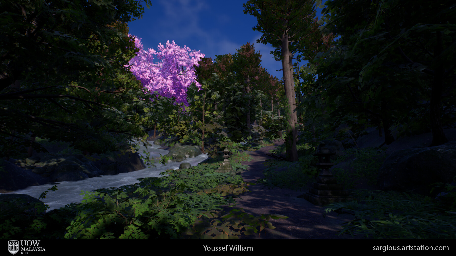 ArtStation - Japanese Forest Game Environment
