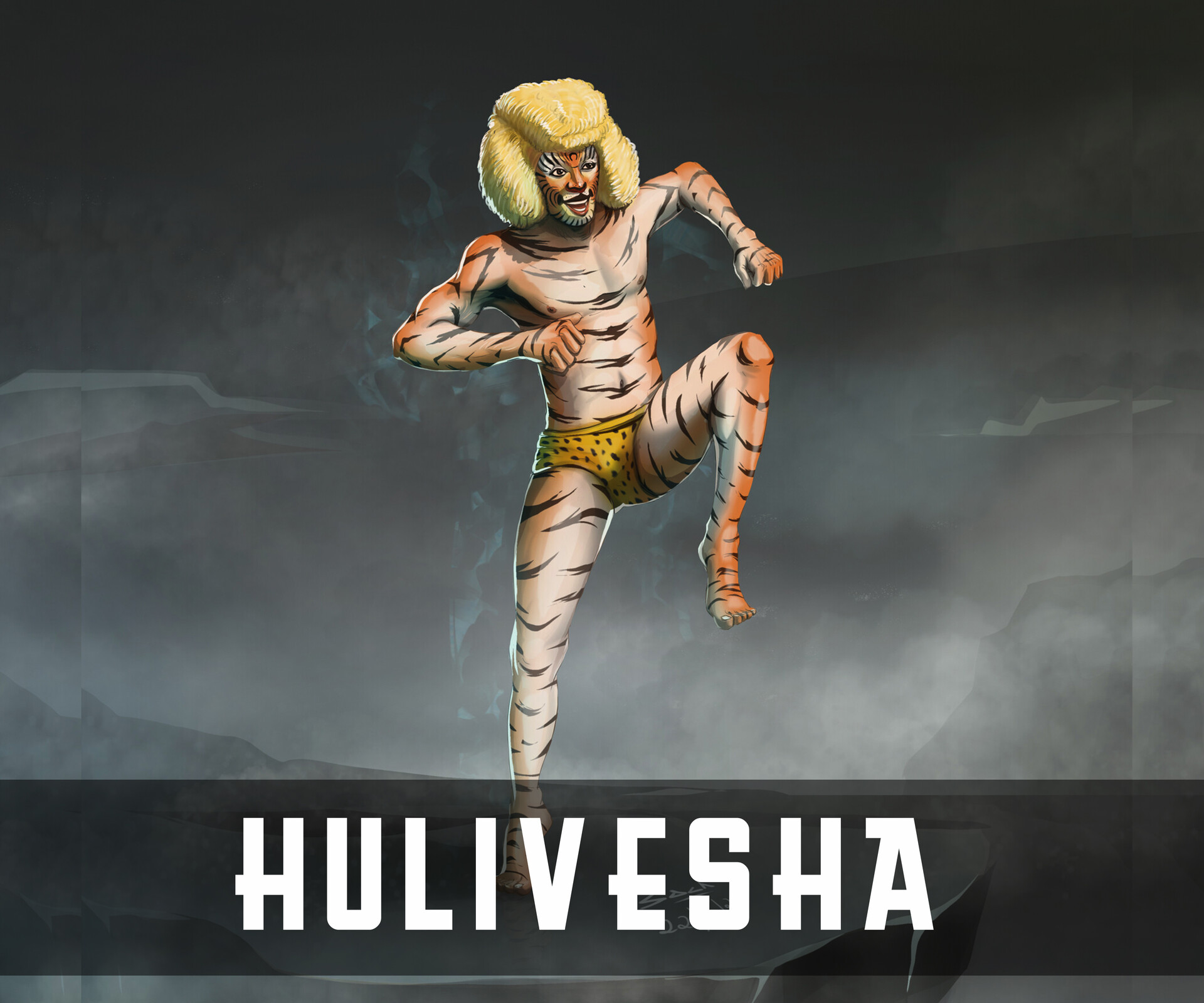 ArtStation - Pilivesha - Tiger dance