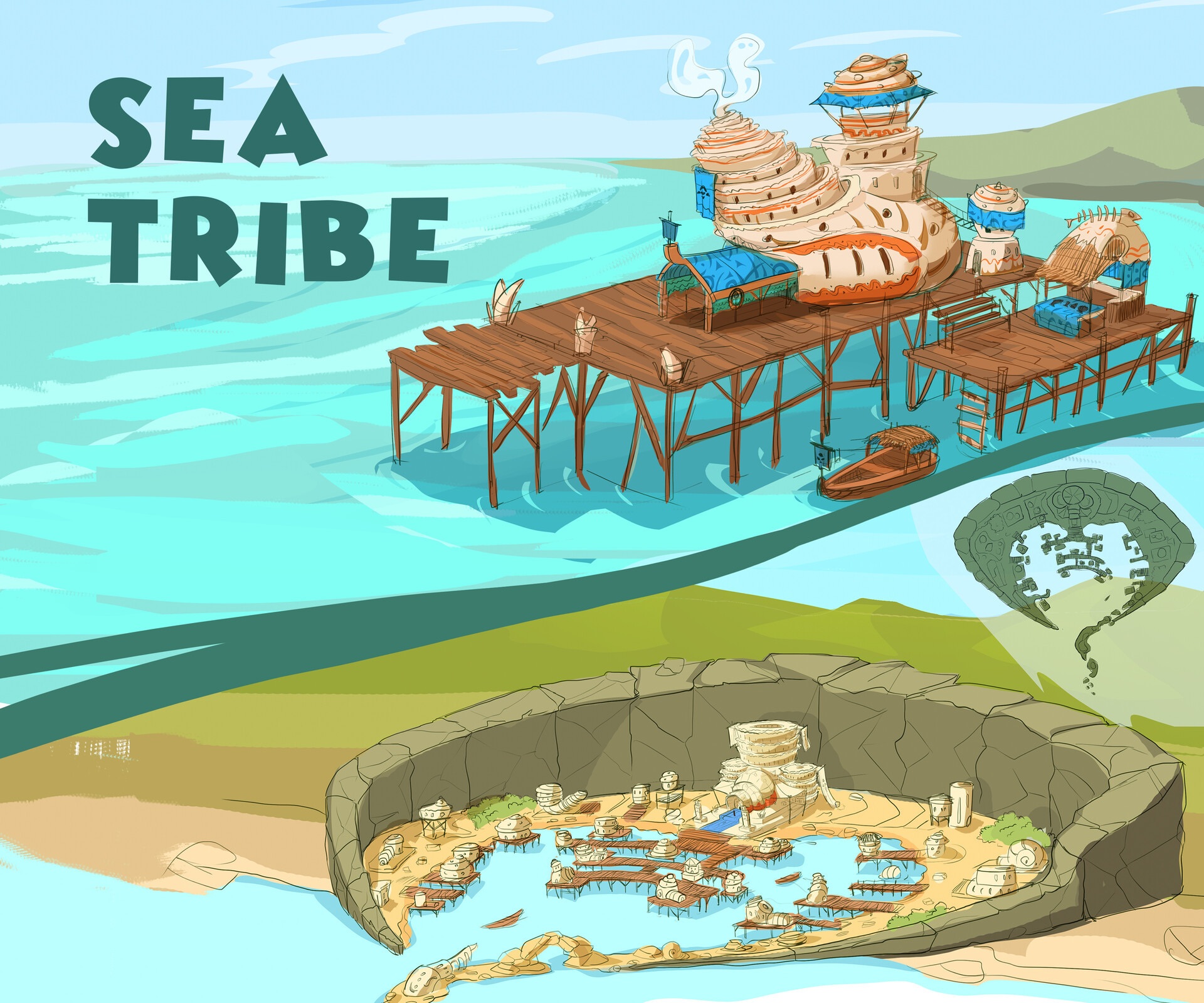 ArtStation - Sea Tribe