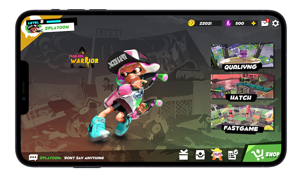 ArtStation - Splatoon游戏风格GUI概念设计个人练习