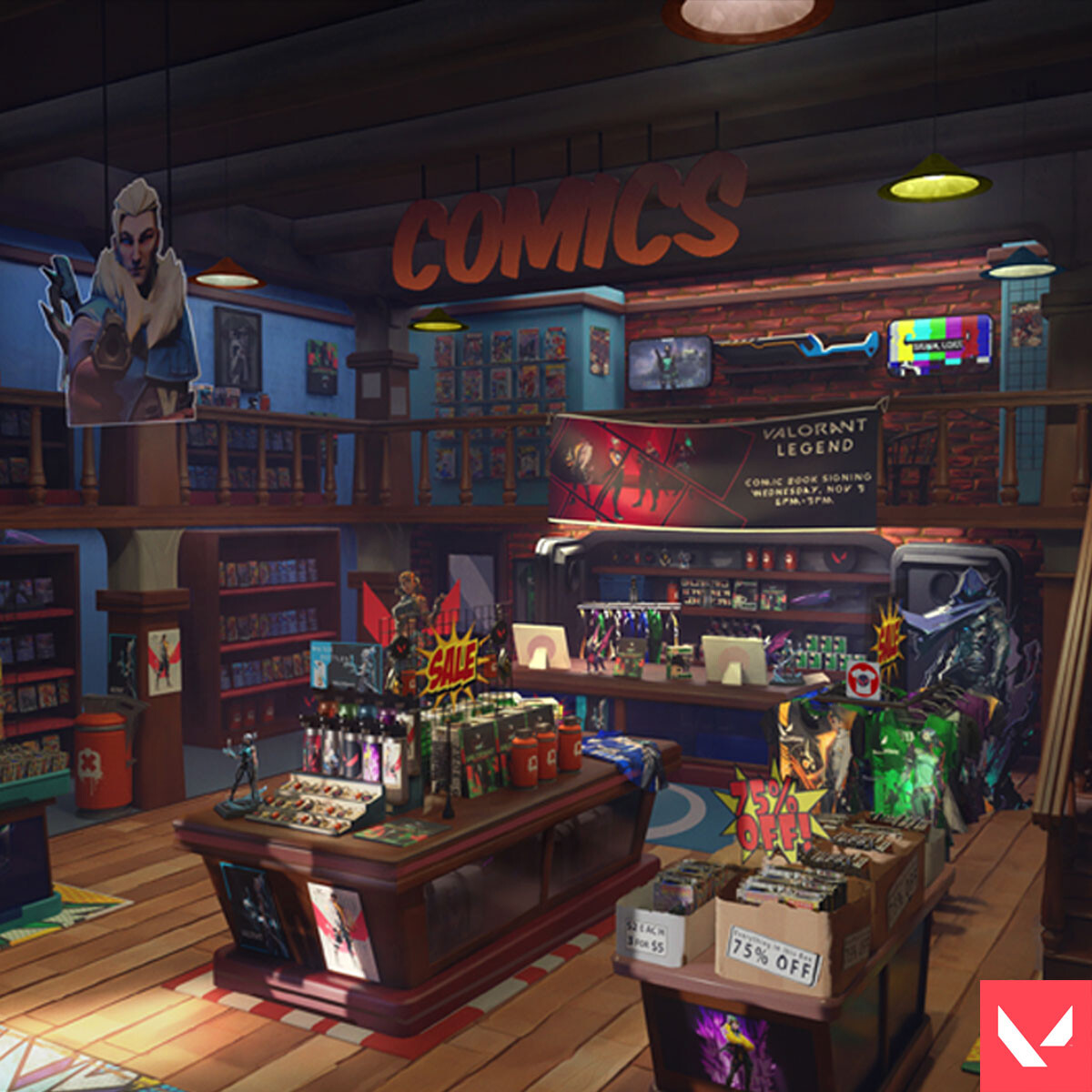 ArtStation - Comic Book Store | Valorant | Episode 5 Cinematic "Shattered"