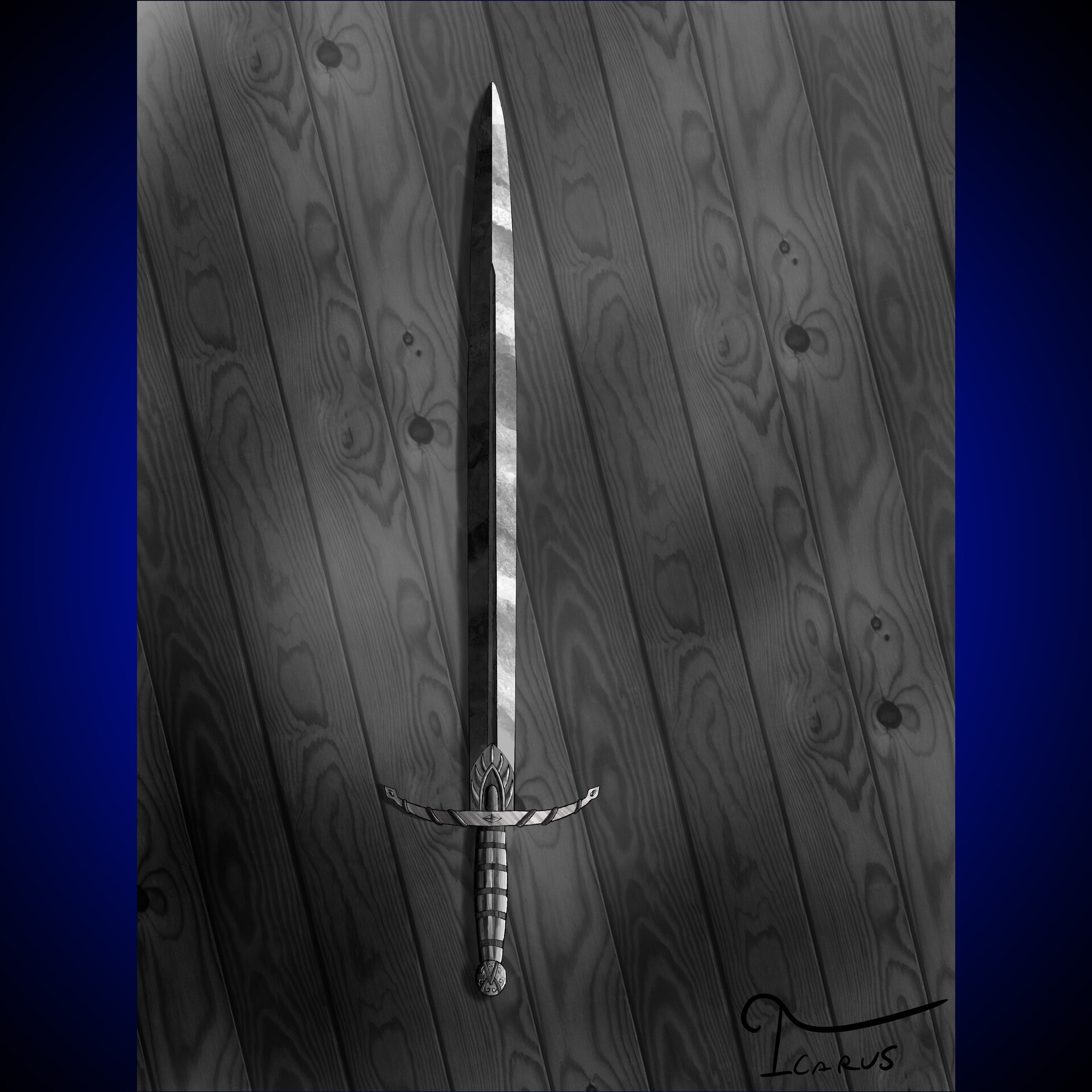 ArtStation - Fantasy sword illustration