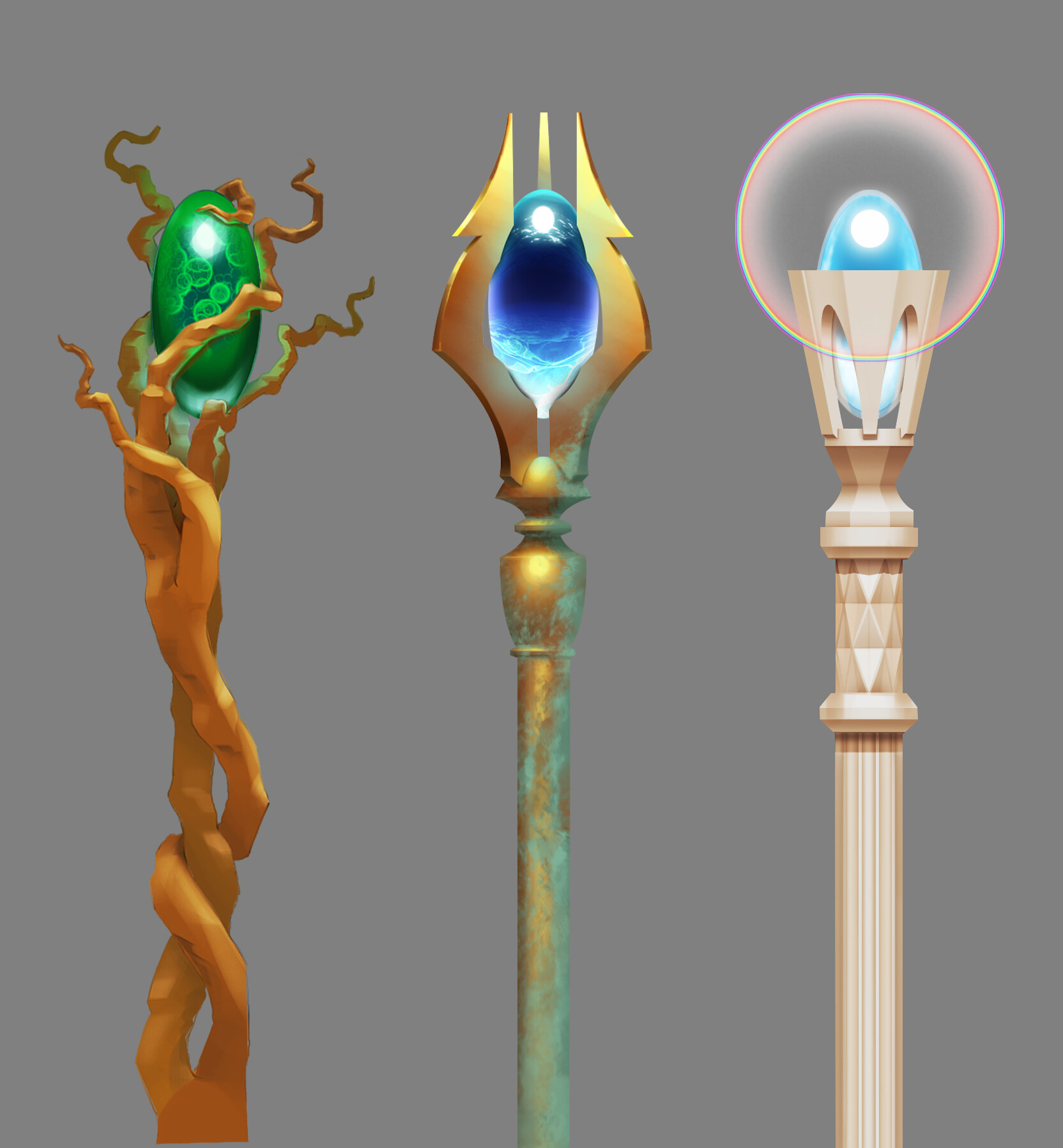 ArtStation - Elemental Staff Icons