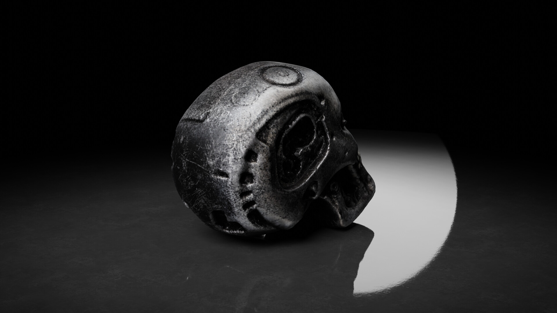 ArtStation - Terminator T-800 Skull 3D Scan