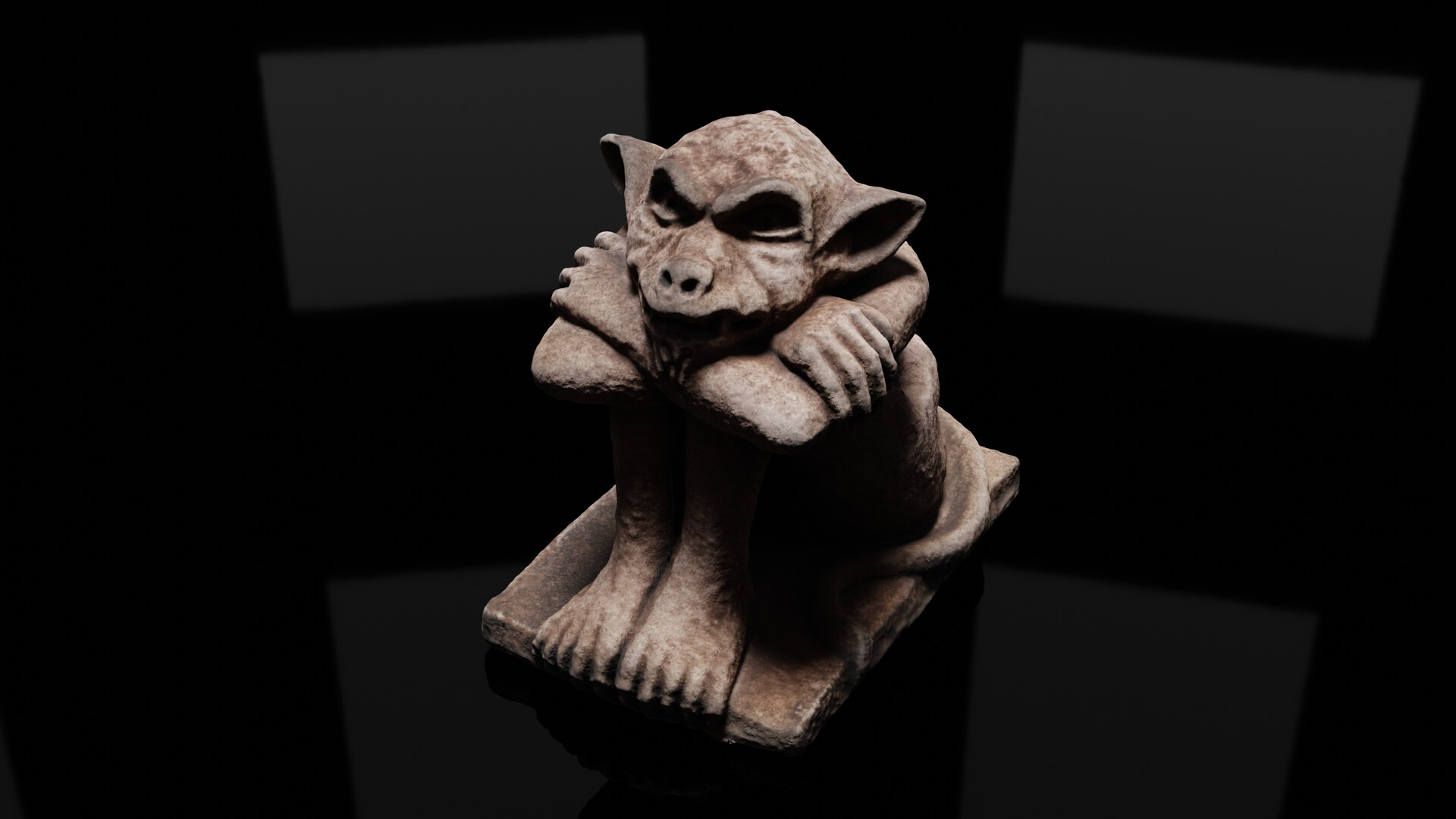 ArtStation - Gargoyle Sculpture 3D Scan