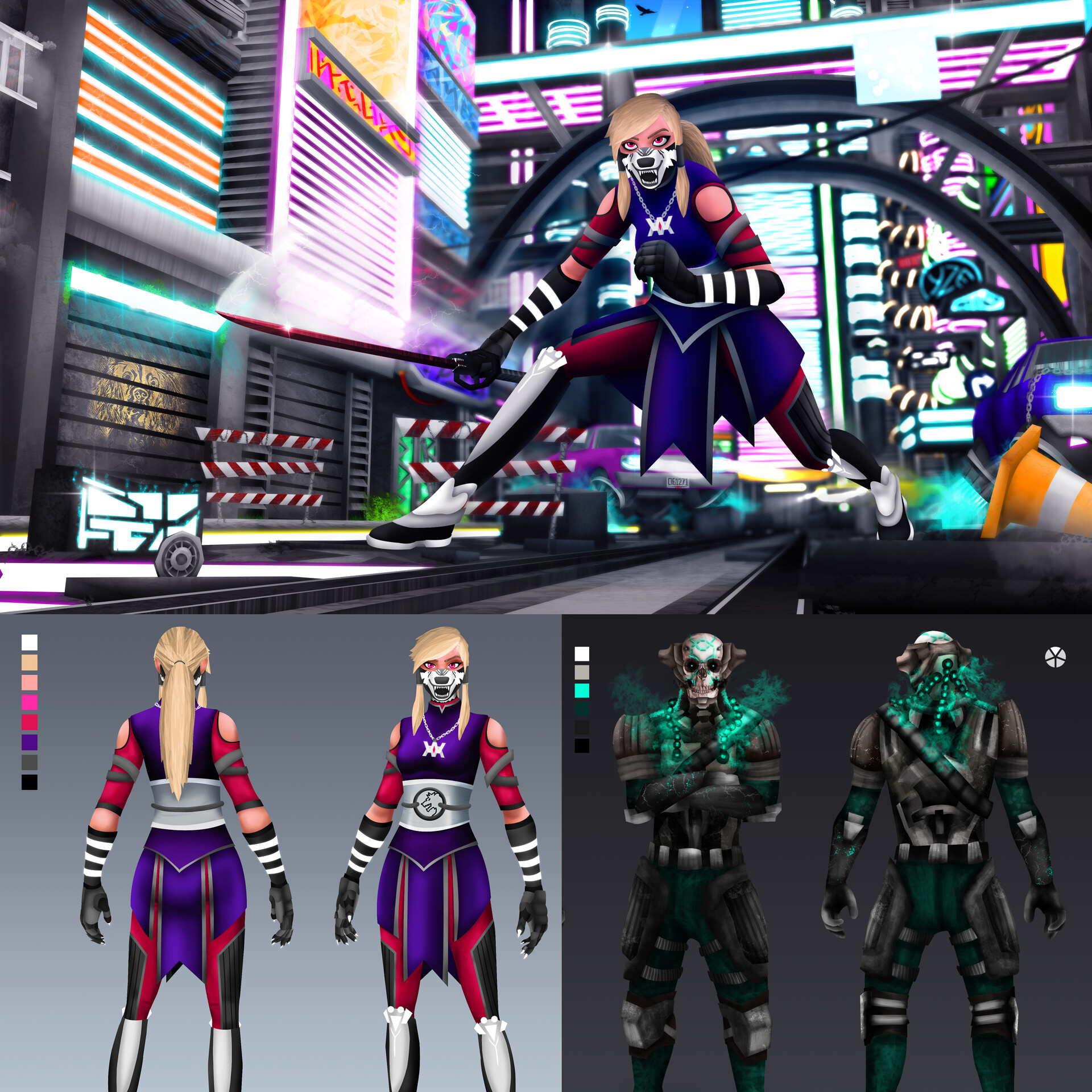 ArtStation - 2 CHARACTER CONCEPTS & KEY MOMENTS