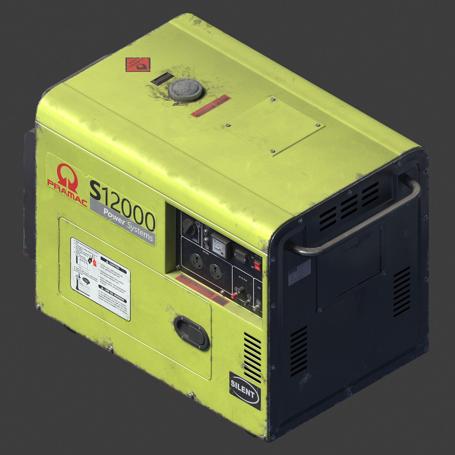 ArtStation - Diesel Generator - Gameready 3d model