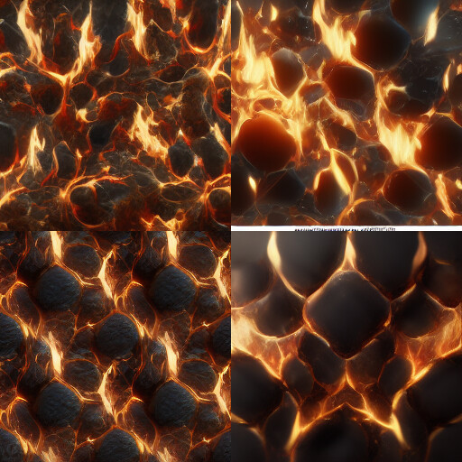 ArtStation - Flame texture created by AI.