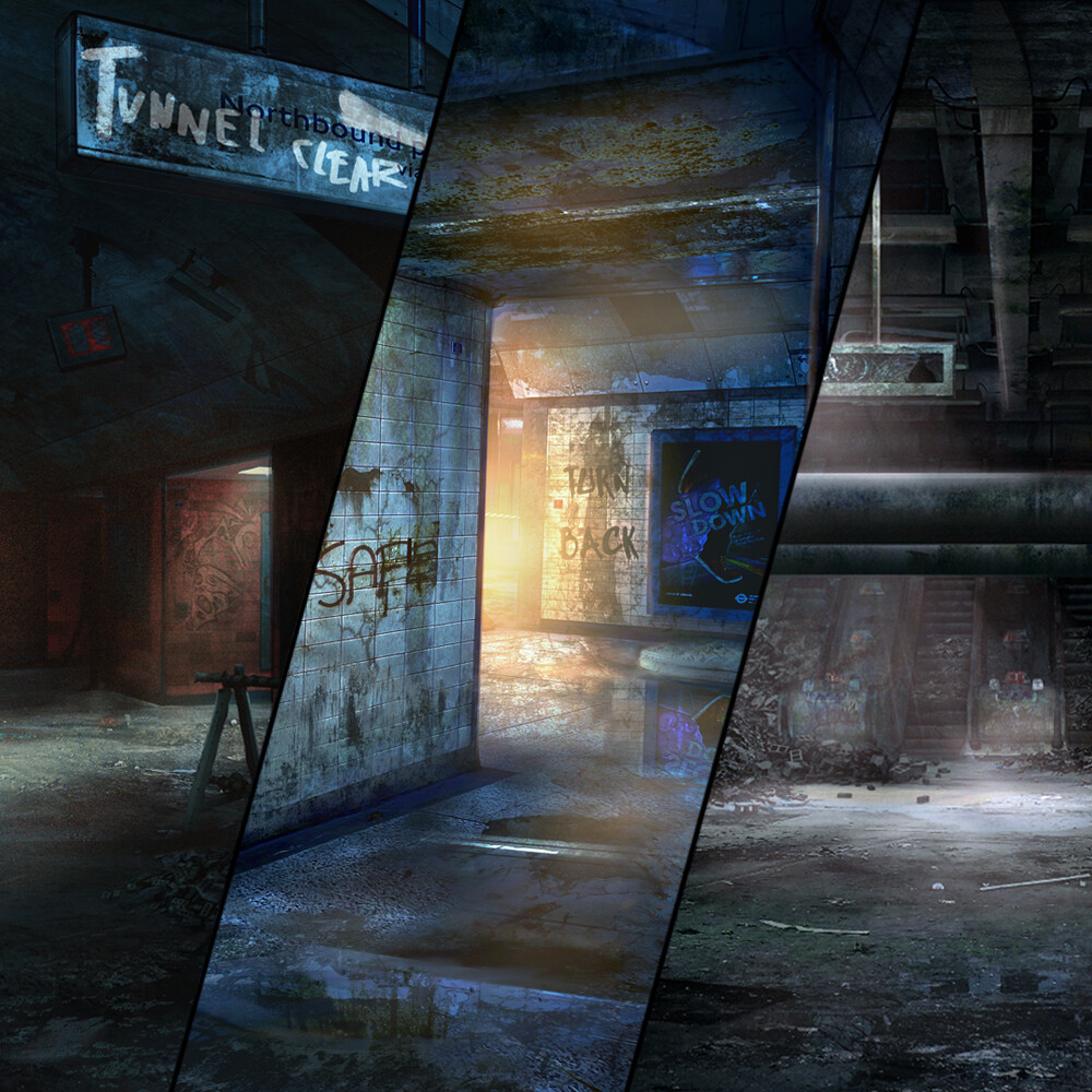 ArtStation - The London Underground - Environment Concepts