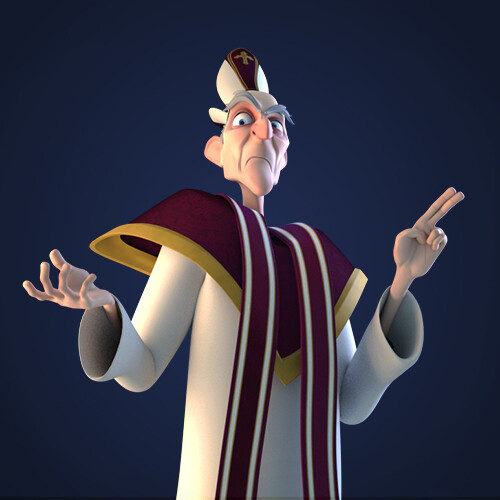 ArtStation - Sacrées Nonnes - Eveque