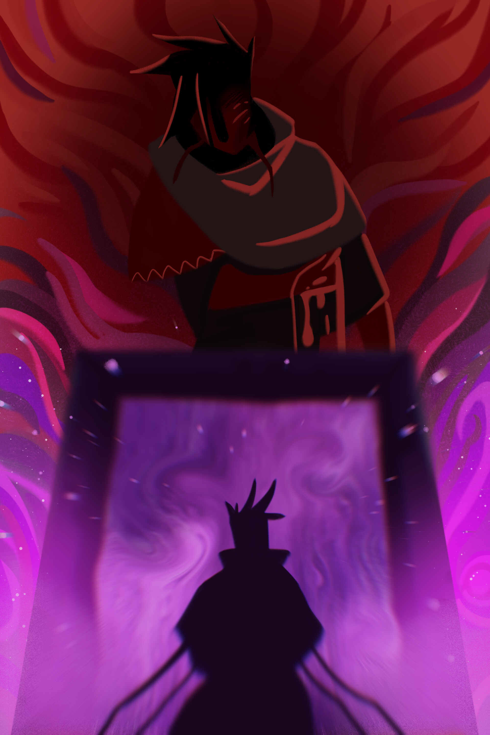 ArtStation - red moon