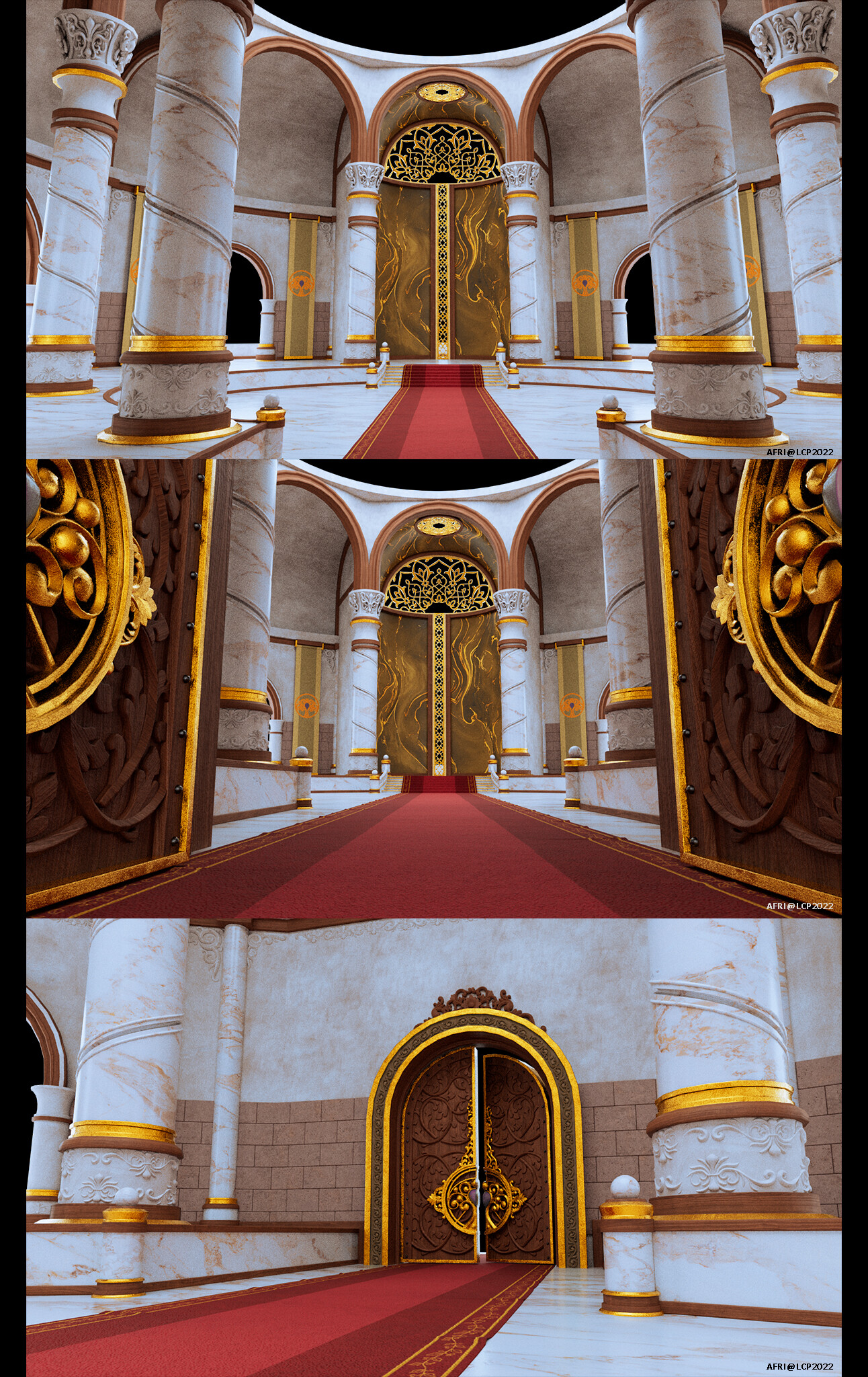 ArtStation - Interior Castle - Canceled Project