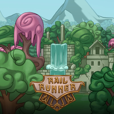 ArtStation - RAIL RUNNER - Environment Assets