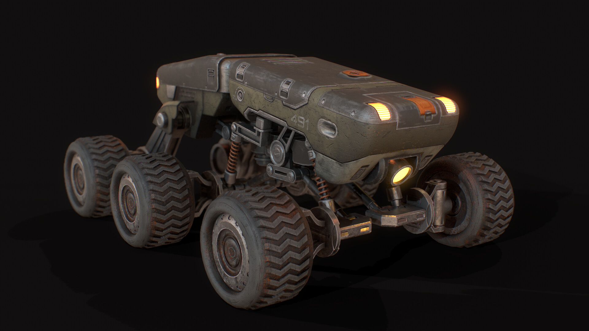 ArtStation - Sci-Fi Rover