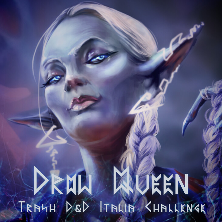 ArtStation - Drow Queen Protector of the Only Divinatory Dance - Trash ...