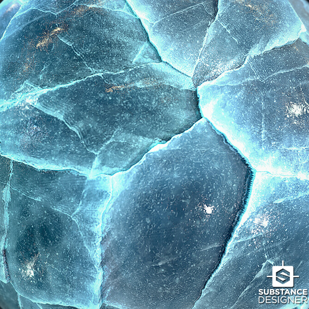 ArtStation - Frozen lake material