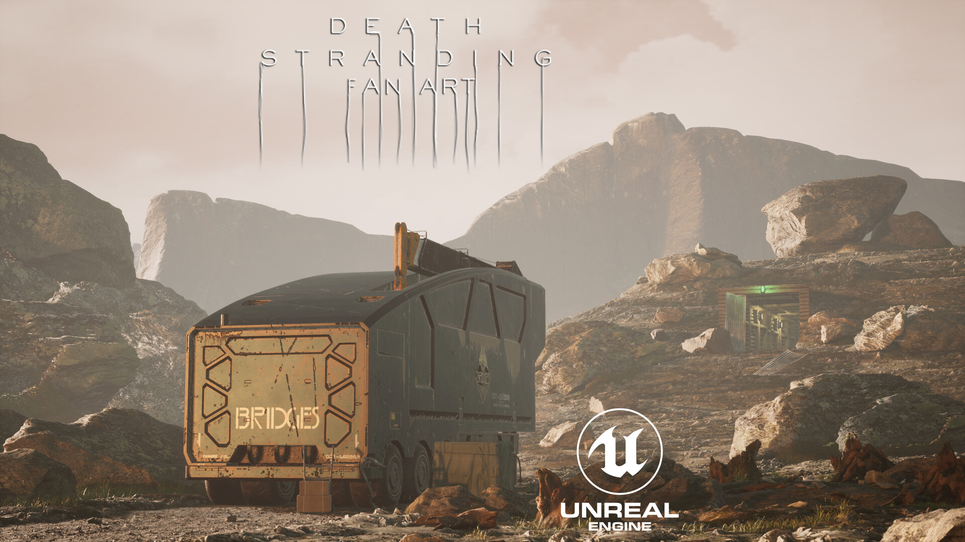 ArtStation - Death Stranding Unreal Scene