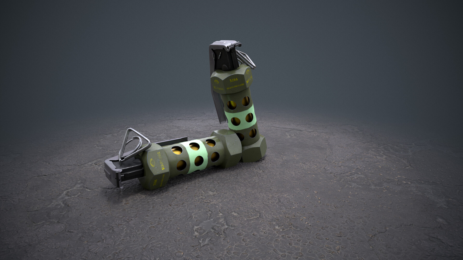 ArtStation - M84 Flash Grenade