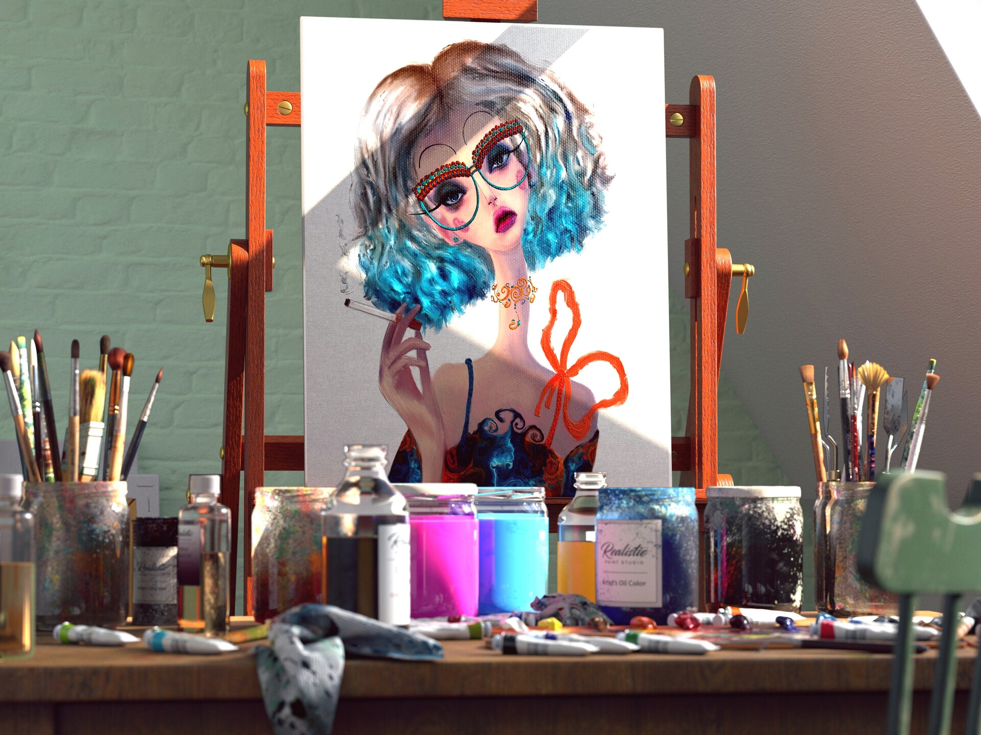 ArtStation - Hand strokes (“Probably” world)