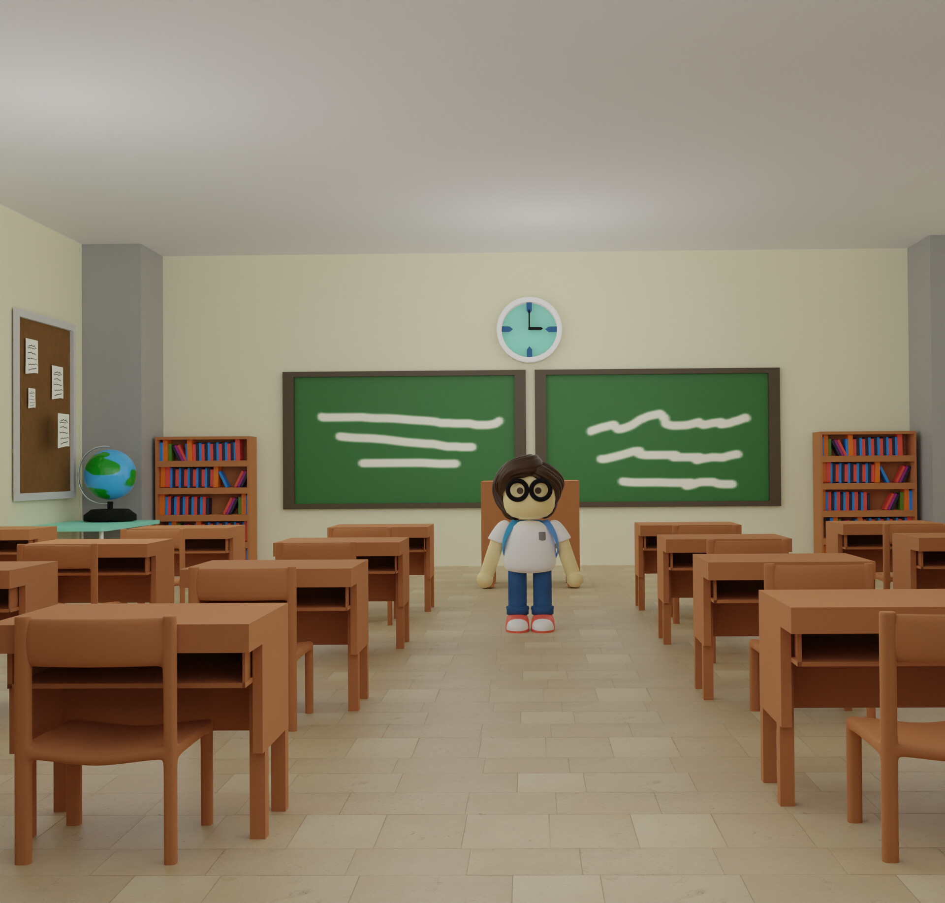 ArtStation - School Boy