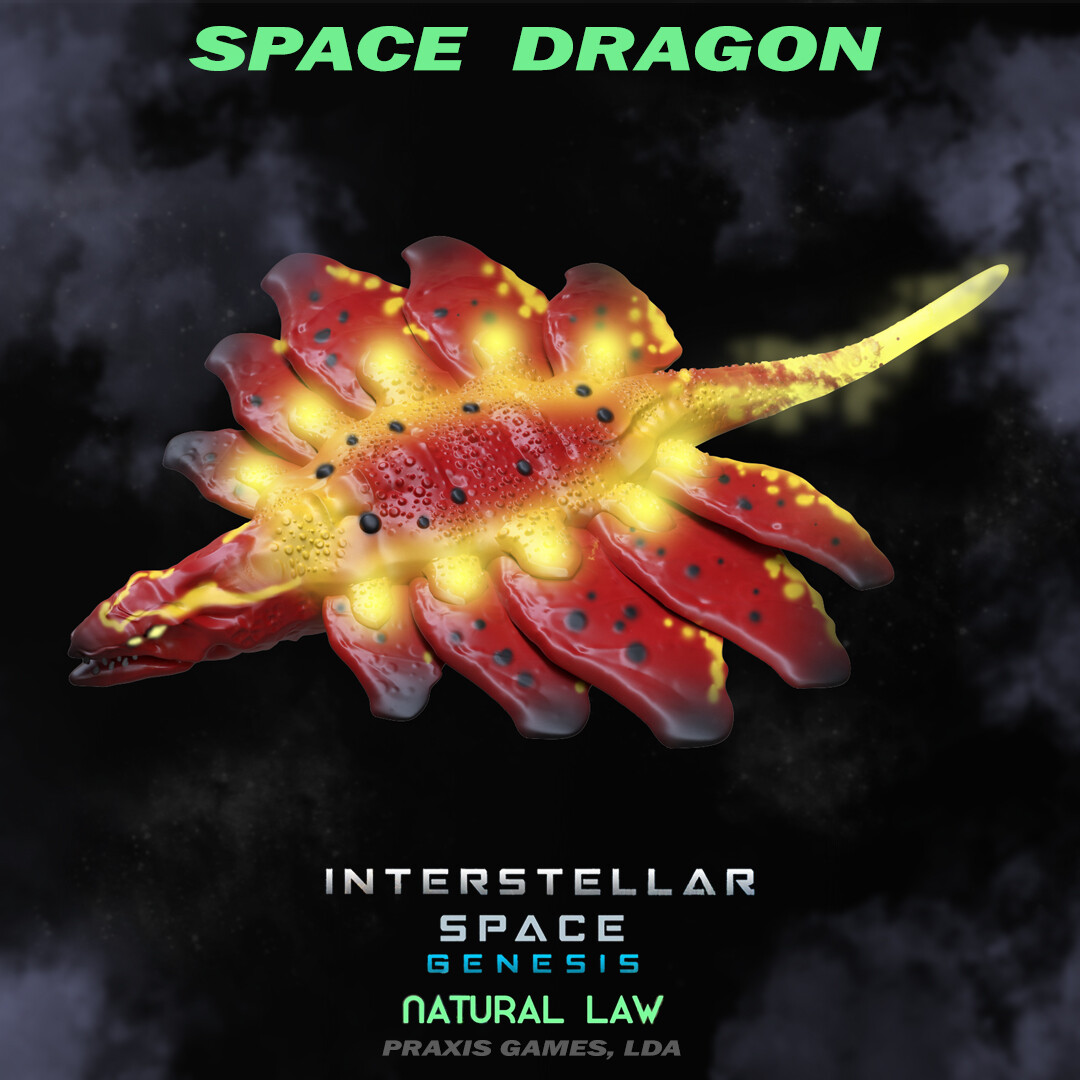 ArtStation - INTERSTELLAR SPACE - G E N E S I S - Space Dragon