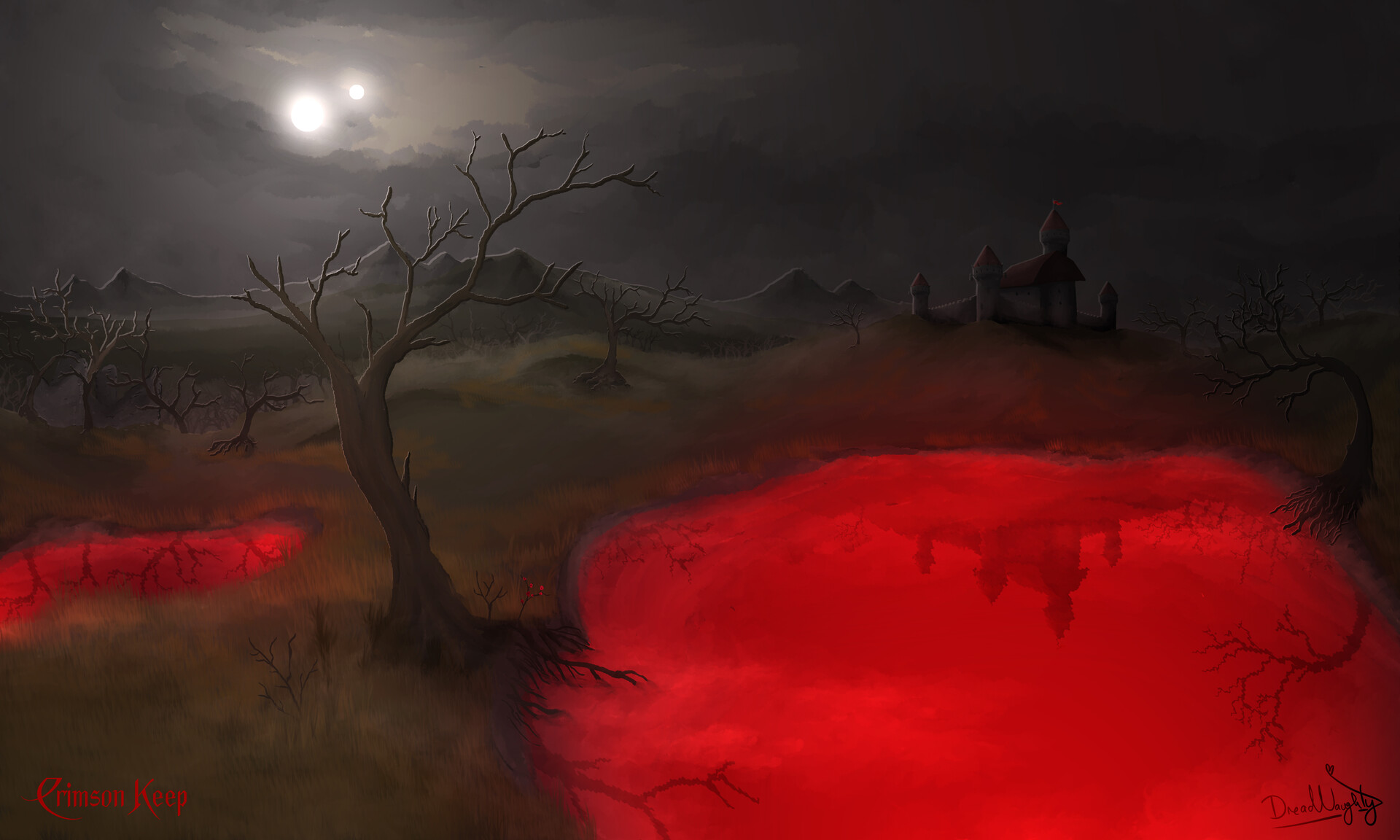 ArtStation - The Crimson Keep