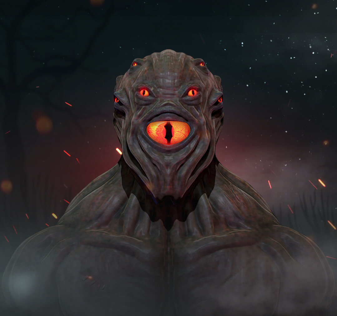 ArtStation - Dream Lord - "Monster face" Concept art