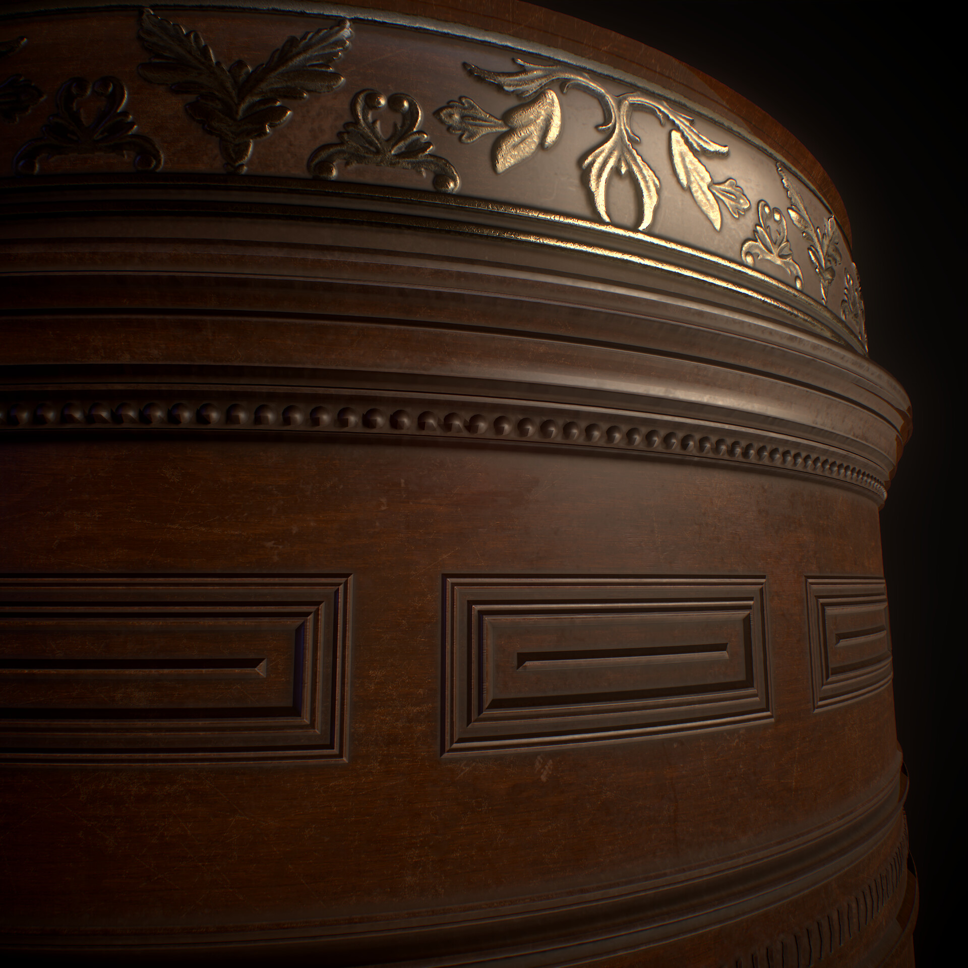 ArtStation - Wood Trim Sheet