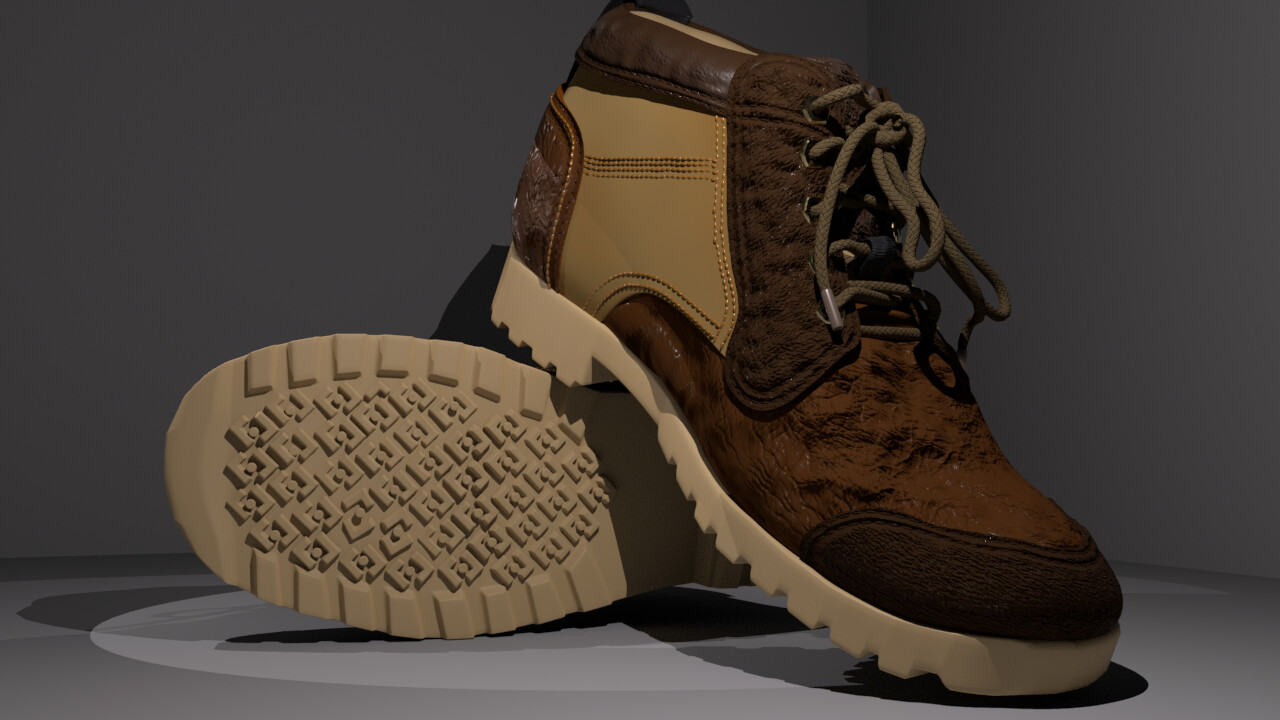 ArtStation - 3D model of shoe
