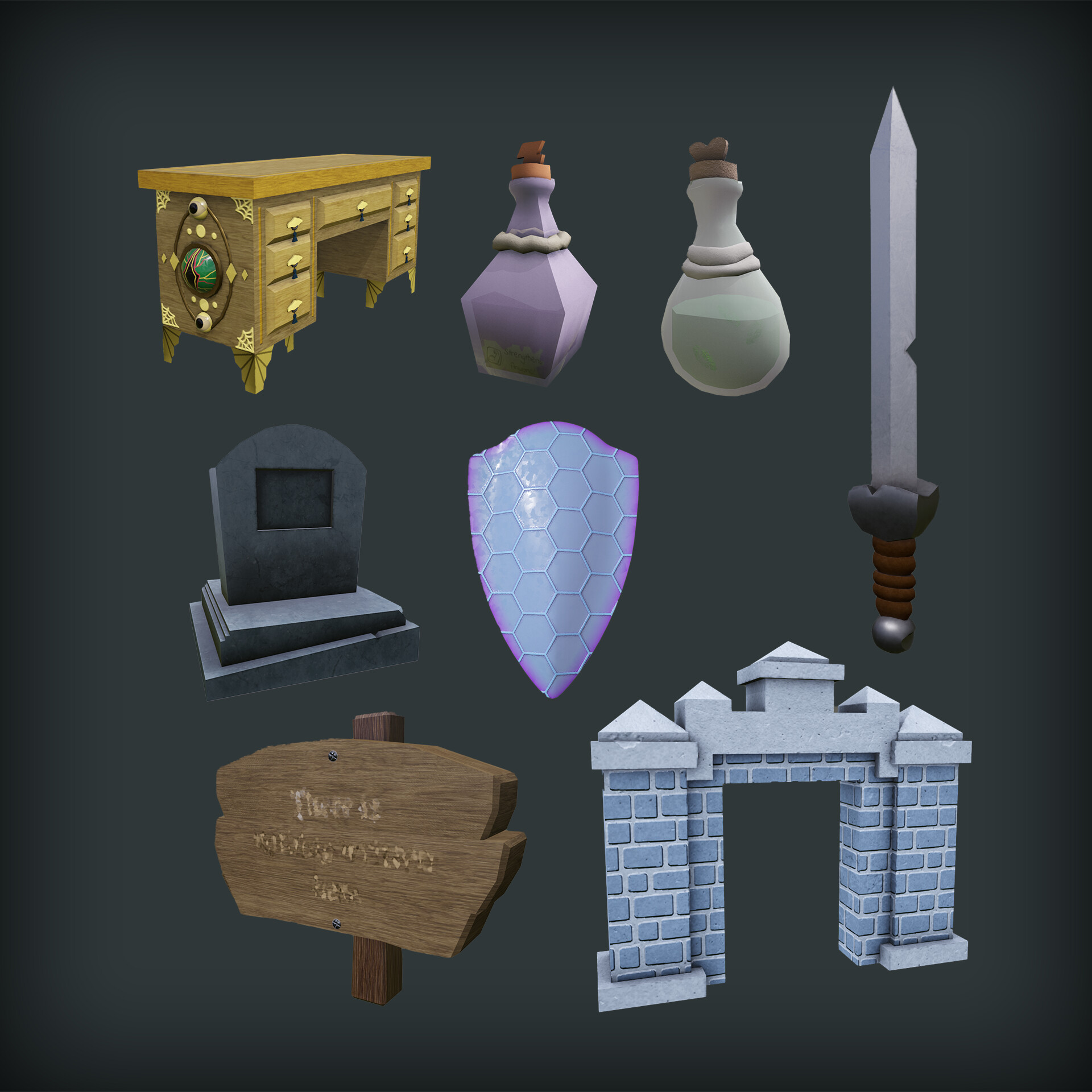 ArtStation - Goat Knight 3D Assets